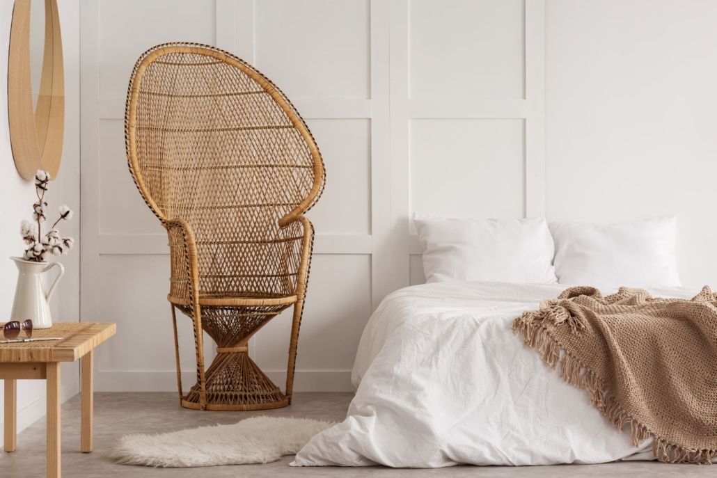 9 façons de décorer votre intérieur avec du rotin - La Maison Vivante